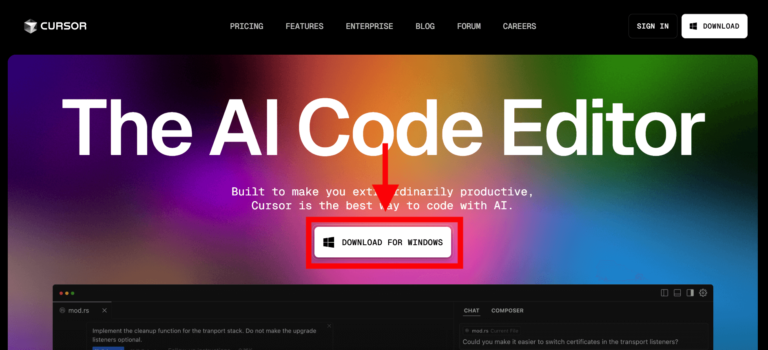 【超簡単】Cursorのインストール方法！AI搭載エディタ！ | Izumi Blog